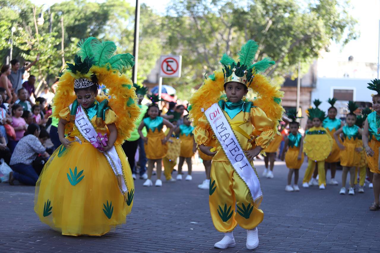 Desfile Infantil del Carnaval Mérida 2025 celebra la creatividad