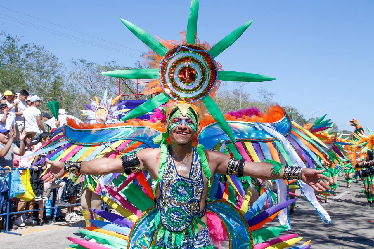 El Carnaval de Mérida 2025 rompe récords con más de 350 mil asistentes