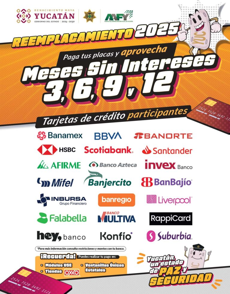 Todo sobre el reemplacamiento 2025 en Yucatán - Diario 24 Horas Yucatán
