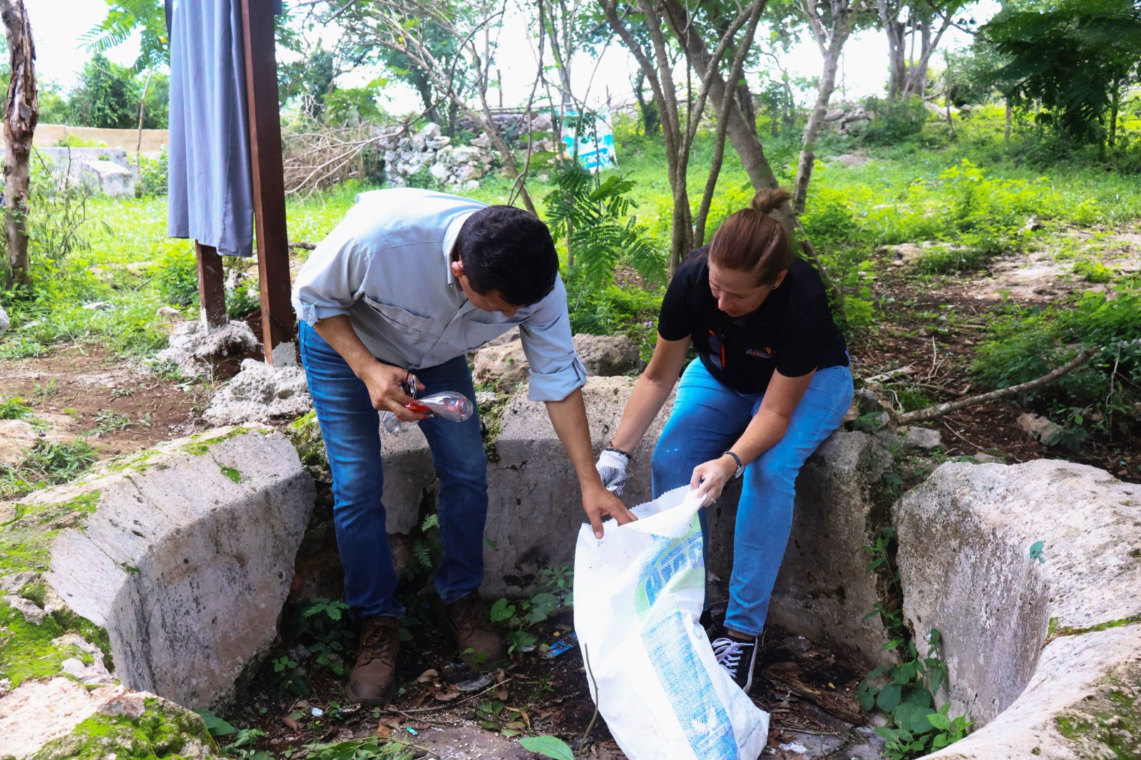 Retiran 100 kilos de basura del cenote X’Pakay en Tekit para proteger ...