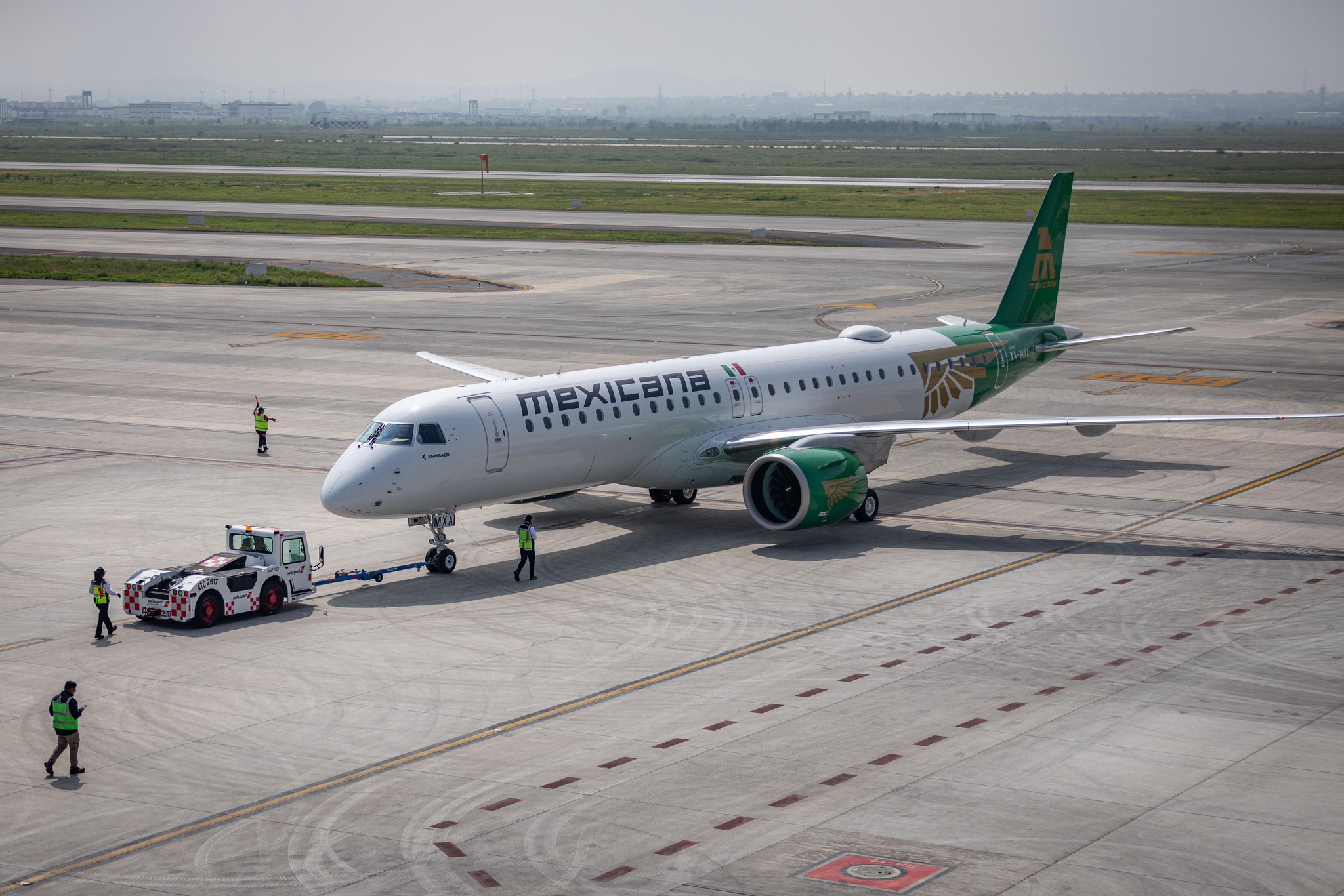 Desde el AIFA, despega el primer Embraer de Mexicana a Tulum - Diario ...