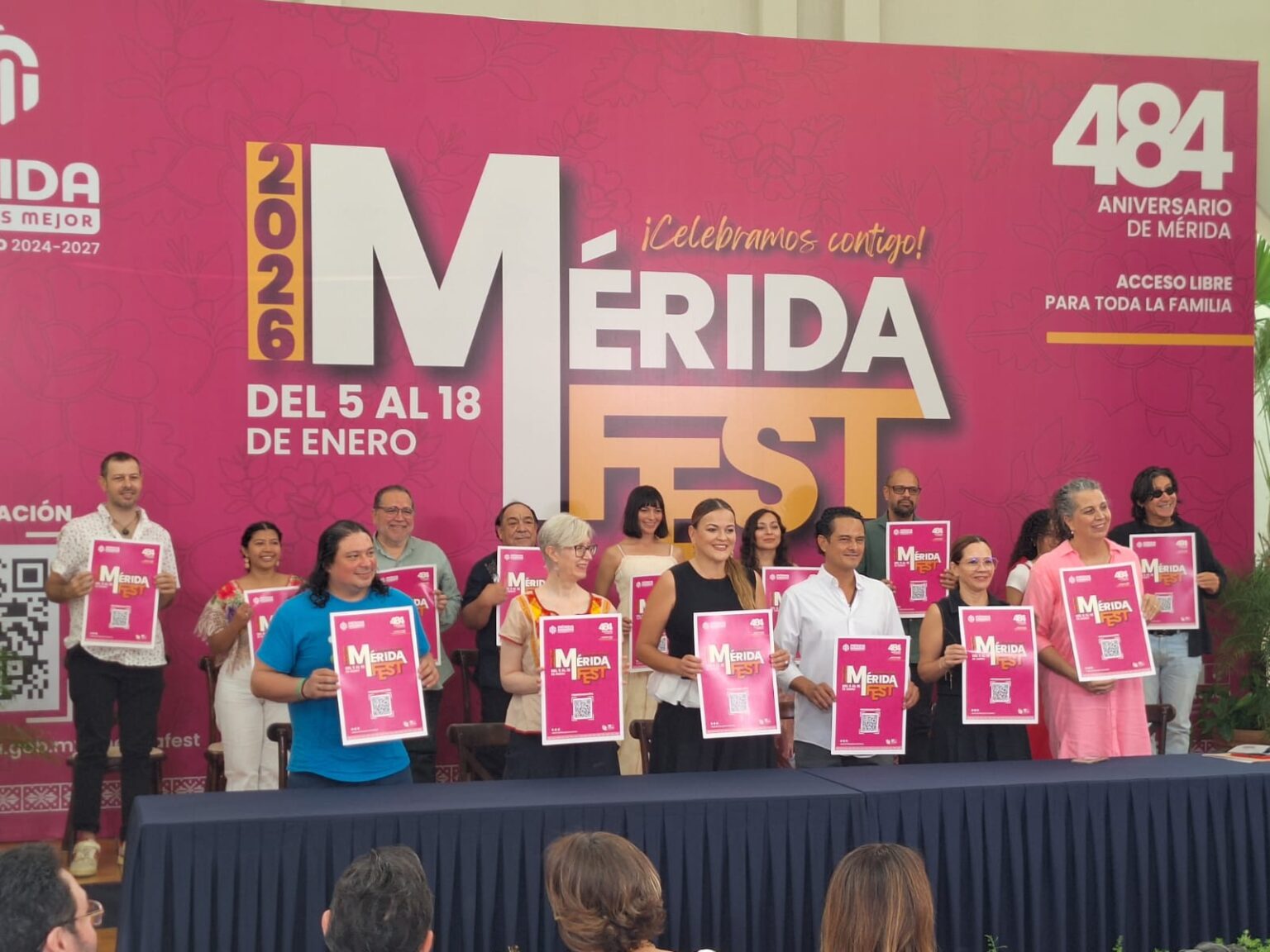 Presentan cartelera del Mérida Fest 2026 - Diario 24 Horas Yucatán